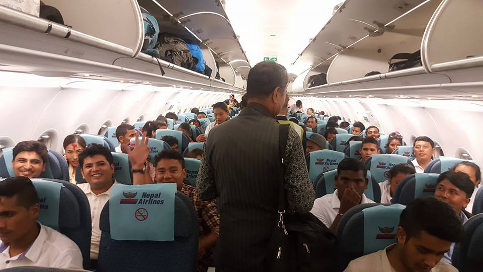 Nepal Airlines just about to airborne for Dubai after 5 years ...