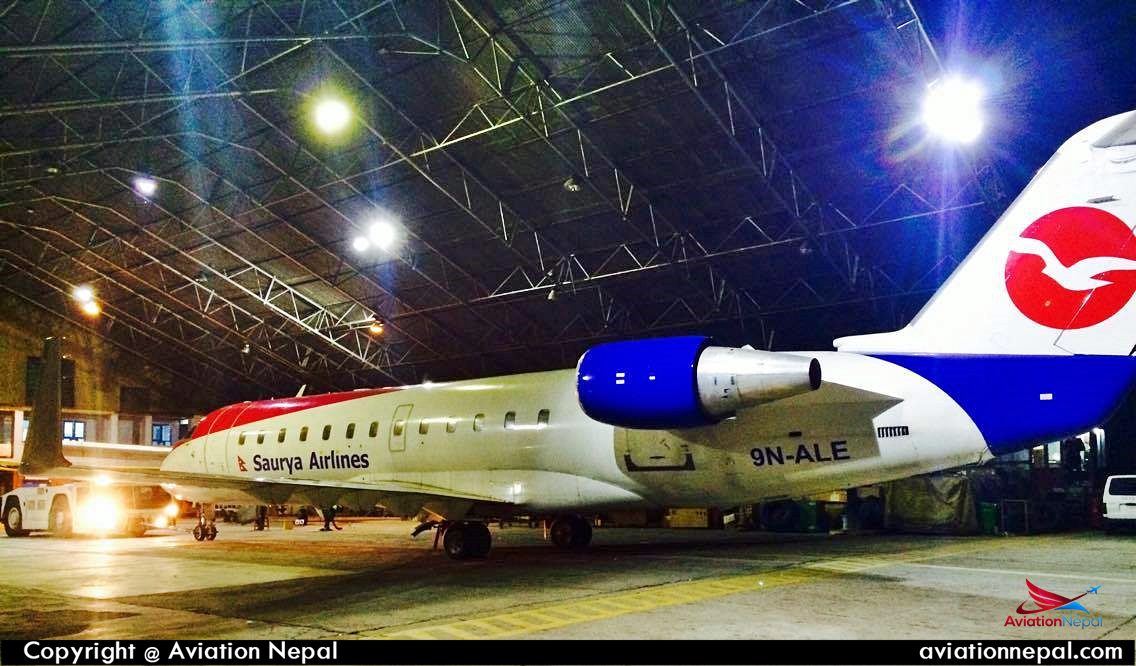 Saurya Airlines grounded aircraft resumes its operation