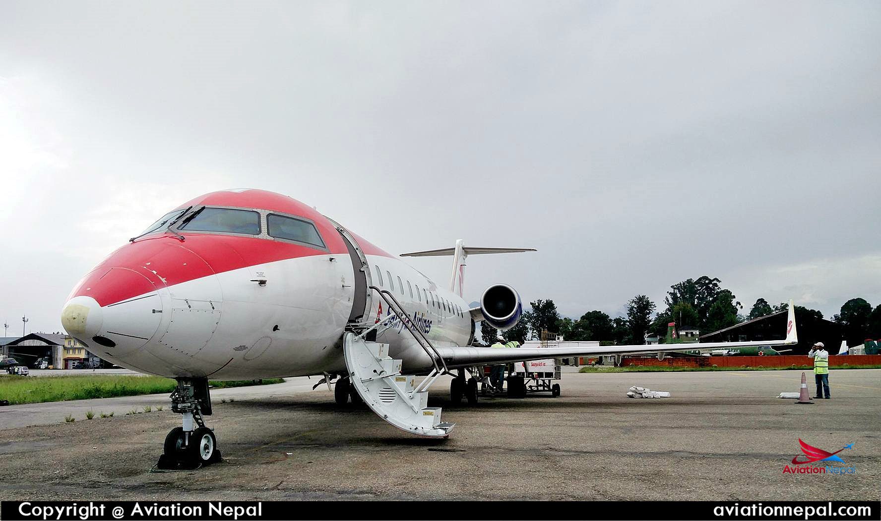 Saurya Airlines grounded aircraft resumes its operation