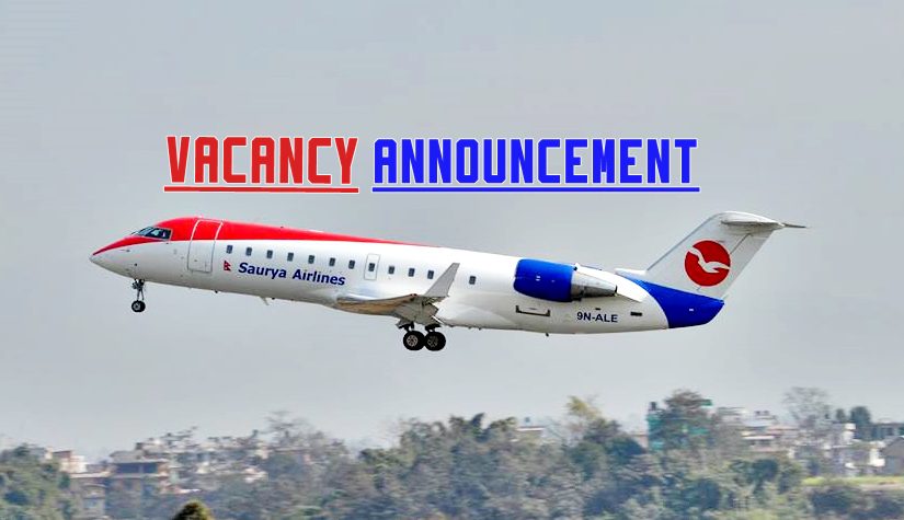 Saurya Airlines Vacancy Announcement
