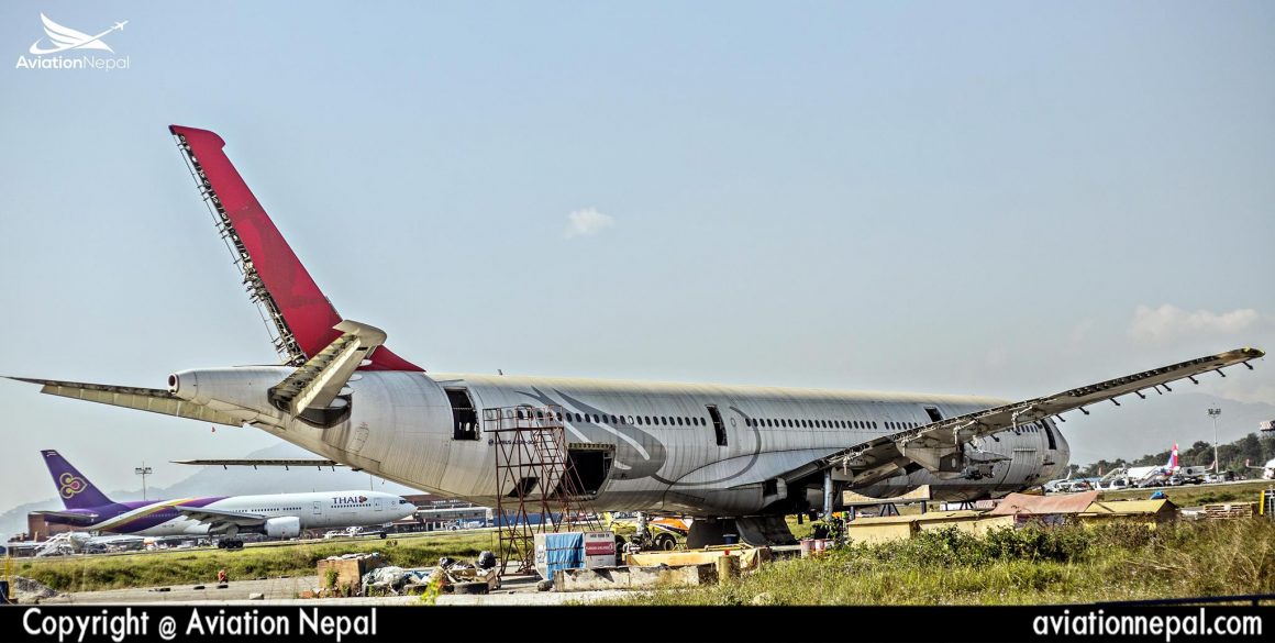 Dismantling in its final stage for the crashed Turkish Airlines’ Airbus ...