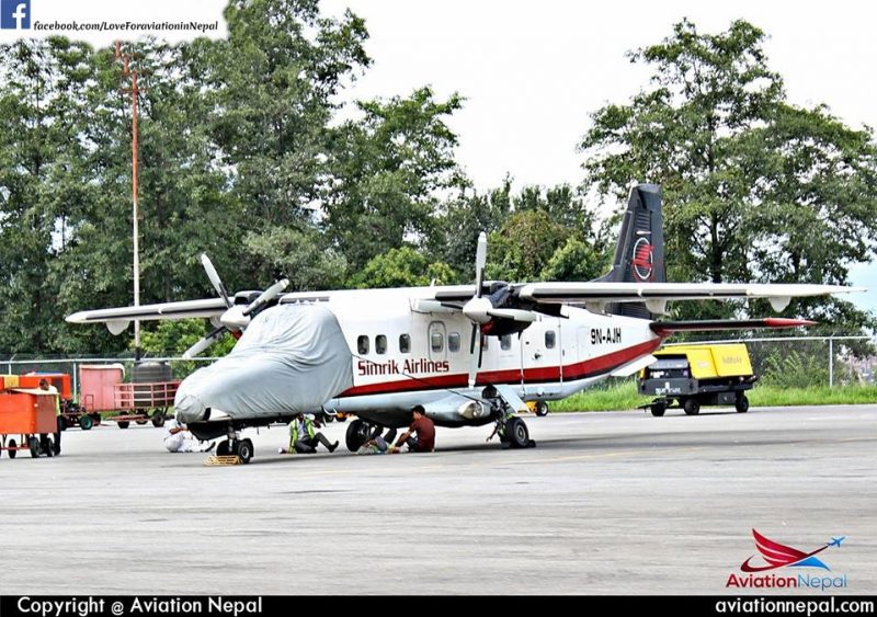 Airliners in Nepal: Simrik Airlines (सिम्रिक एयरलाइन्स) Imprints in Nepal