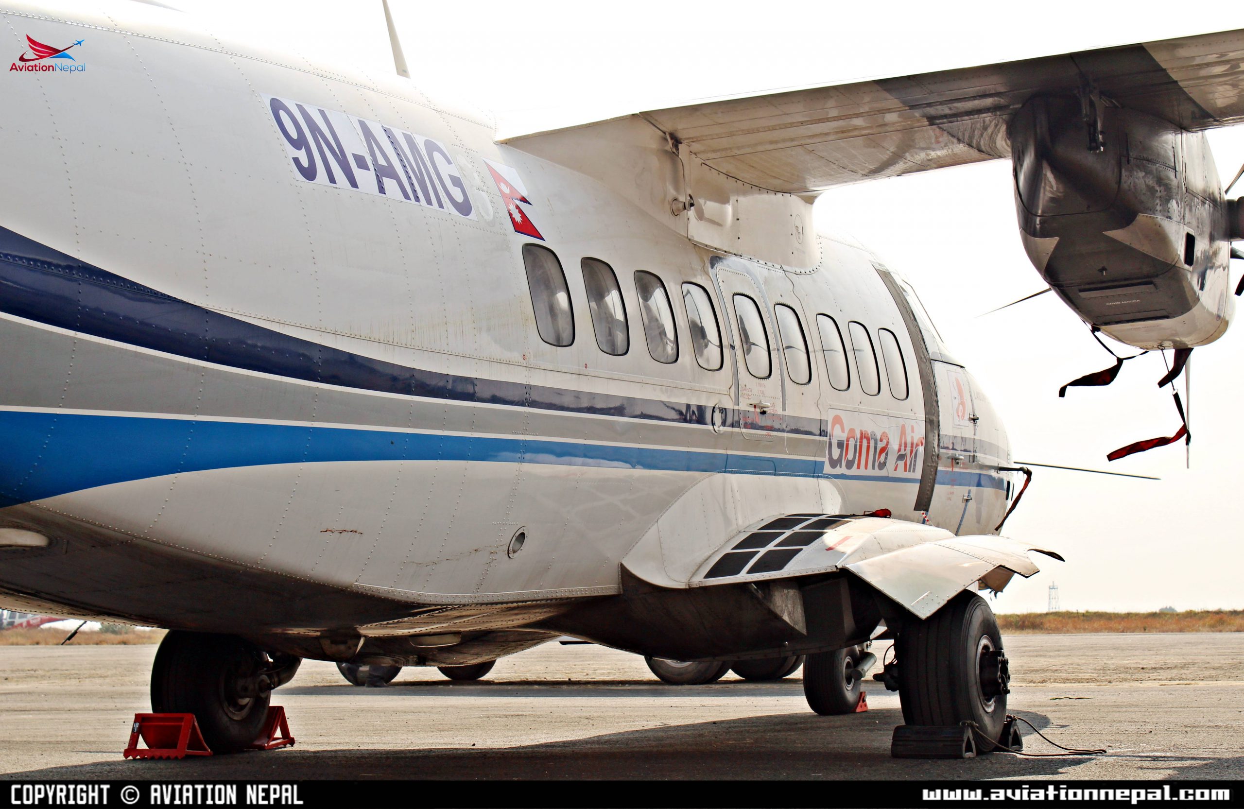 Goma Air’s (Summit Air) newly acquired aircraft conducted its maiden ...