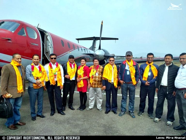 Simrik Airlines (सिम्रिक एयरलाइन्स) conducting Kathmandu- Bharatpur ...