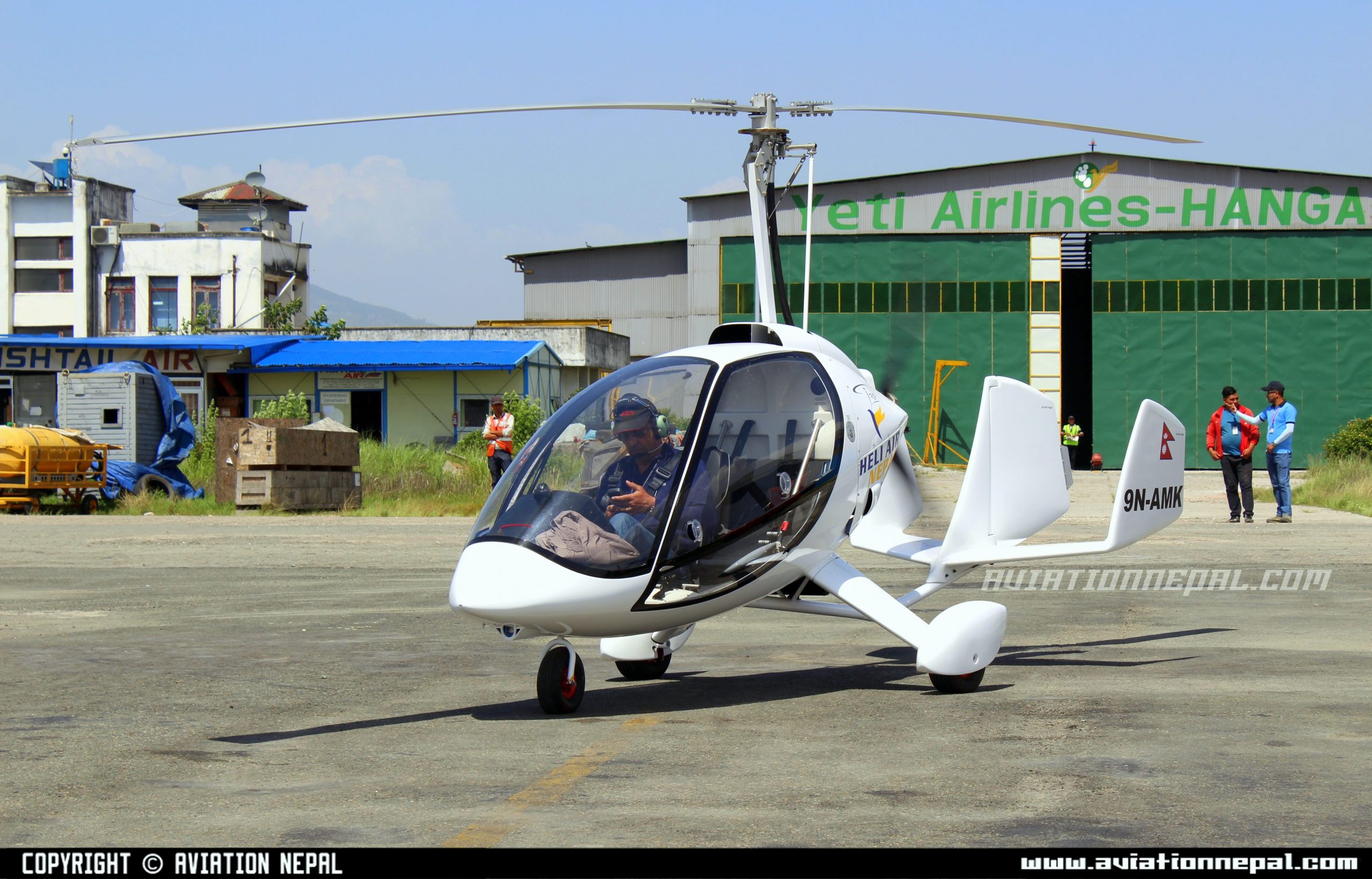 Heli Air Nepal begins its commercial flight today with Gyrocopter