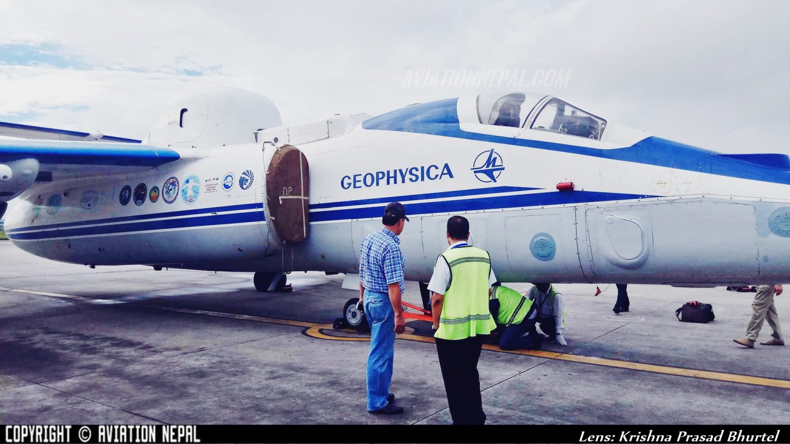 New Space aircraft Myasishchev M-55 lands at TIA
