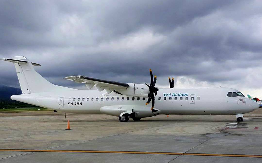 Yeti Airlines' second ATR 72 finally lands at TIA