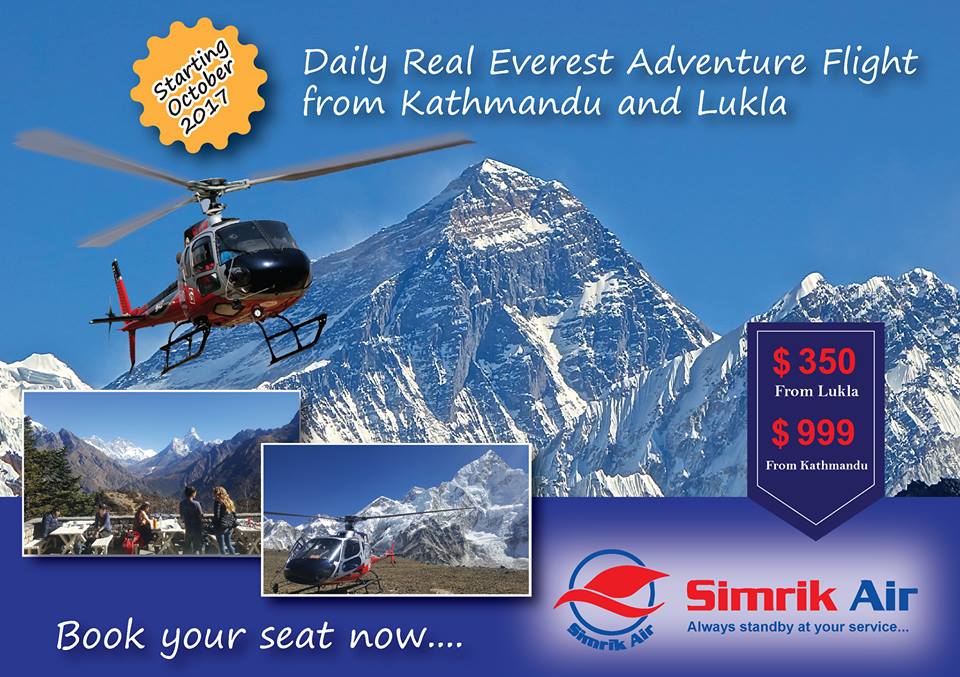 Simrik Air’s Daily Real Everest Adventure Flight Starting from 1 Oct ...