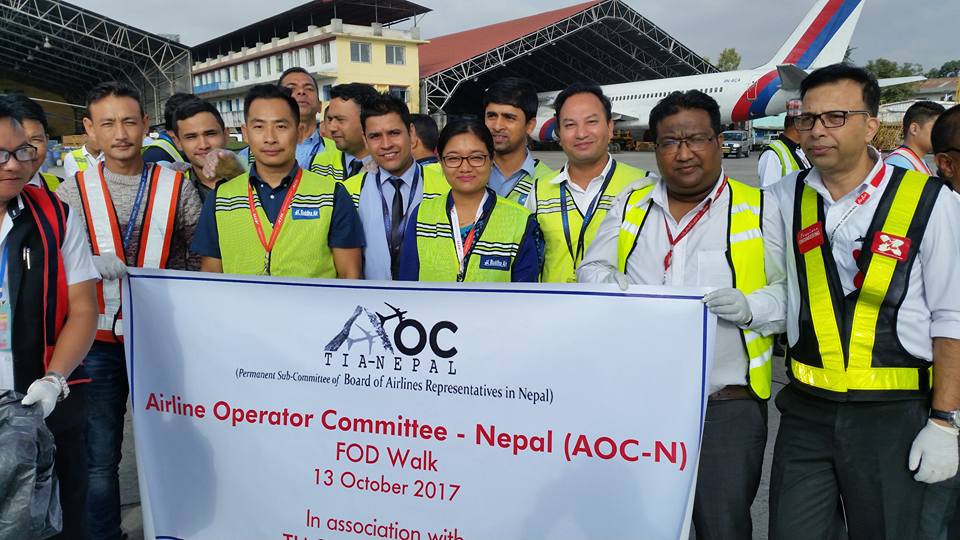 Airline Operators Committee-Nepal accomplished “FOD WALK CAMPAIGN ...