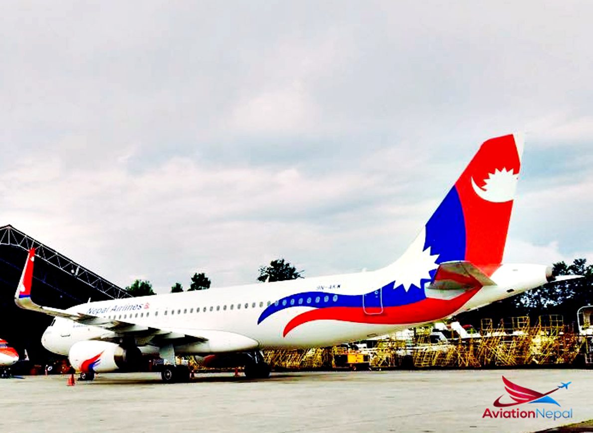NAC’s grounded A320 ‘9N-AKW’ ready for ferry flight to Singapore