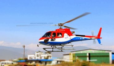 Fishtail Air’s newly arrived AS 350 B3+ helicopter ready for commercial ...