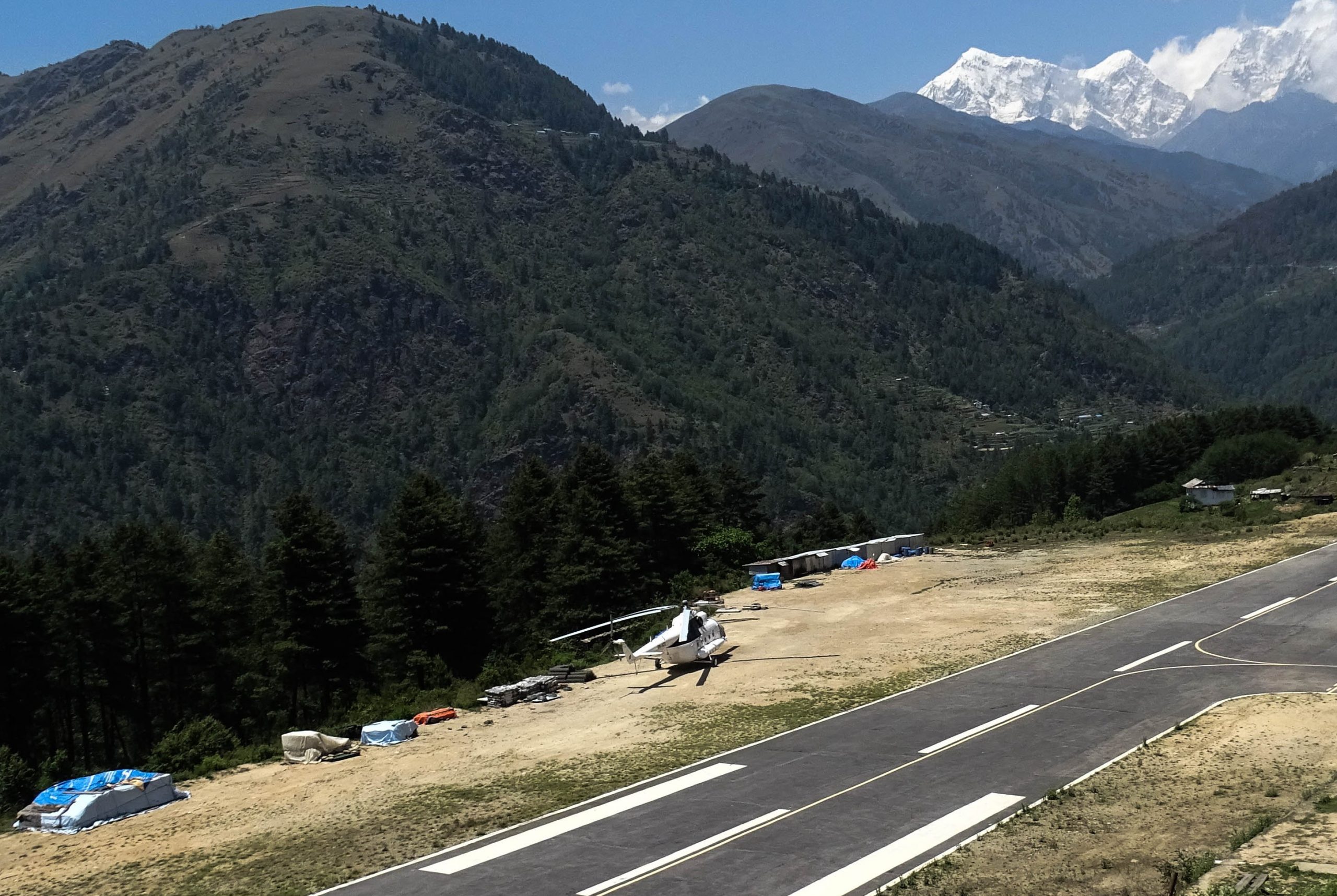 Food materials stuck at Phaplu Airport following halt in cargo flights