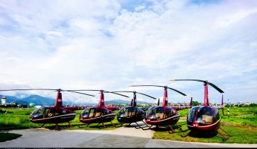 Fishtail Air’s newly arrived AS 350 B3+ helicopter ready for commercial ...