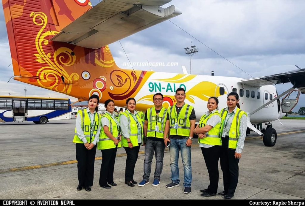 Tara Air’s additional DHC 6-400 Twin Otter ‘9N-ALO’ landed at TIA