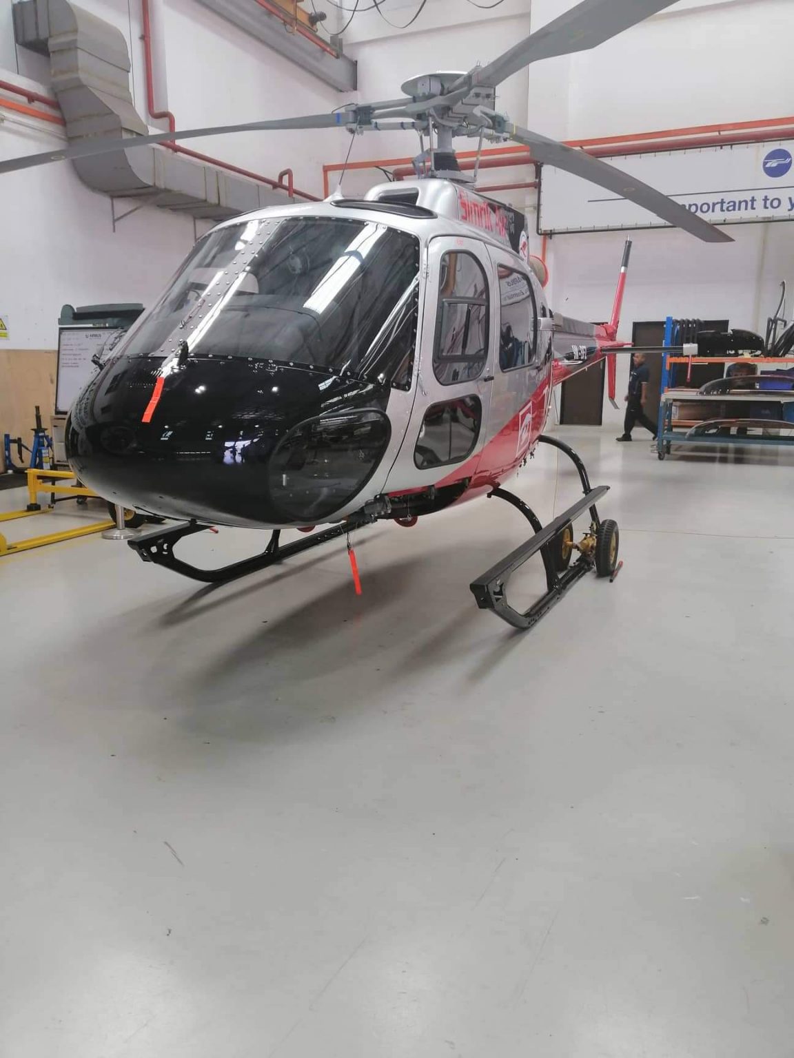 Simrik Air received its new chopper today | Aviation Nepal