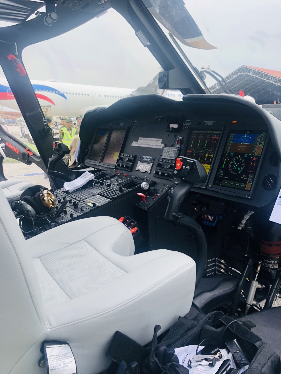 Nepali Army lands its new VVIP version Agusta helicopter in civil ...