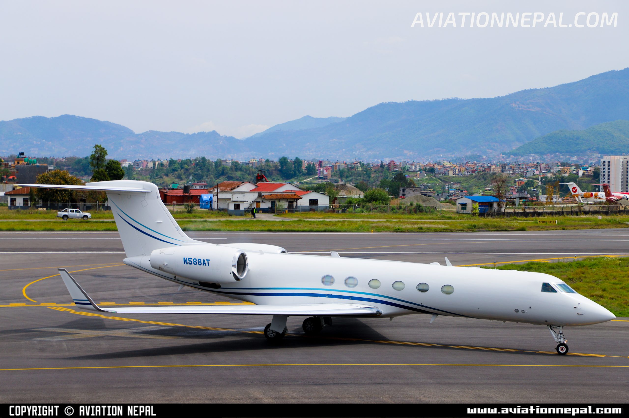 Gulfstream Jet visited Kathmandu with diplomatic support from the USA ...