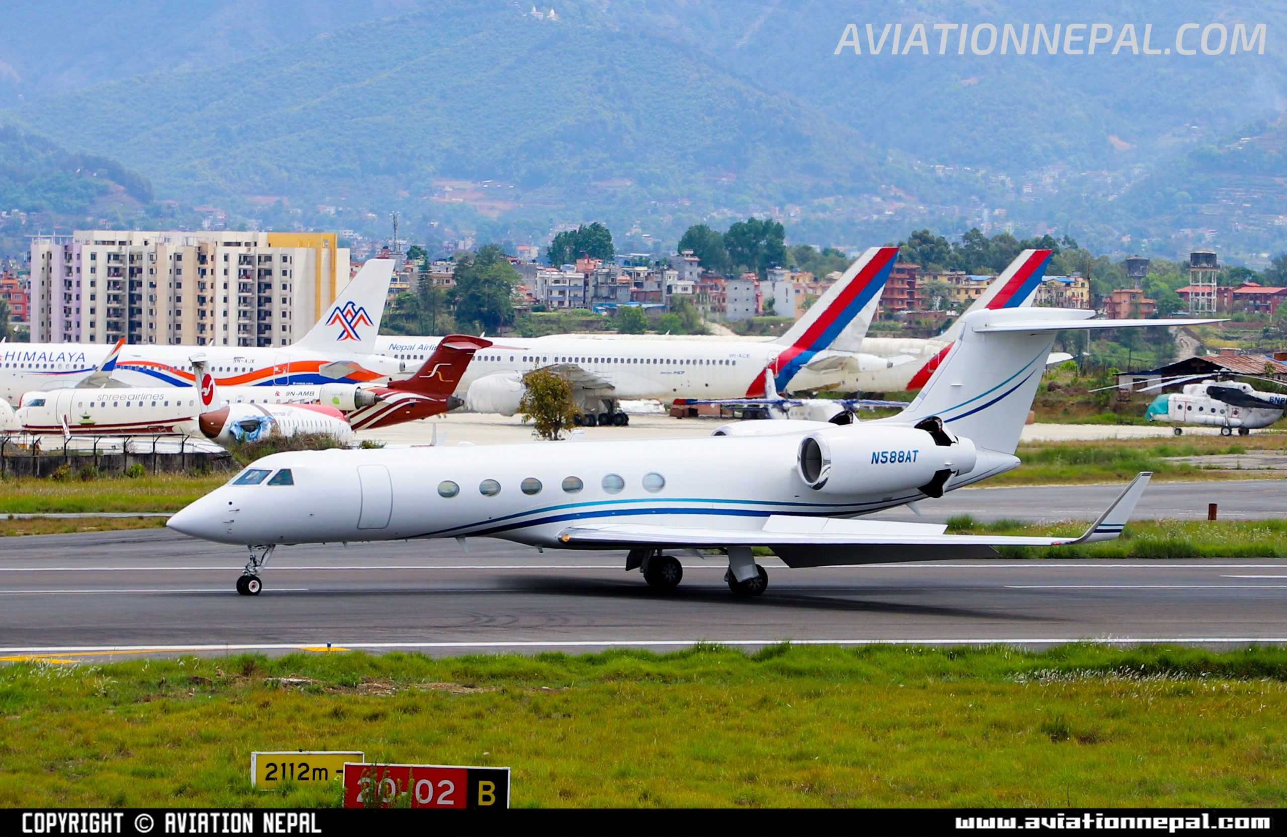 Gulfstream Jet visited Kathmandu with diplomatic support from the USA ...