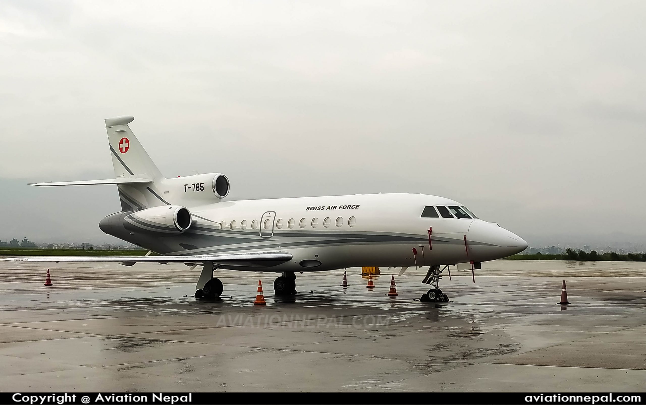 Swiss Air Force Dassault Falcon 900EX T-785 (Photos)