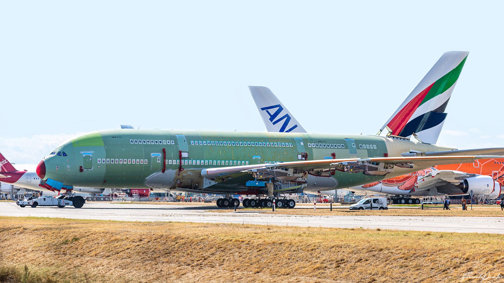The last Airbus A380 double-decker assembled in France