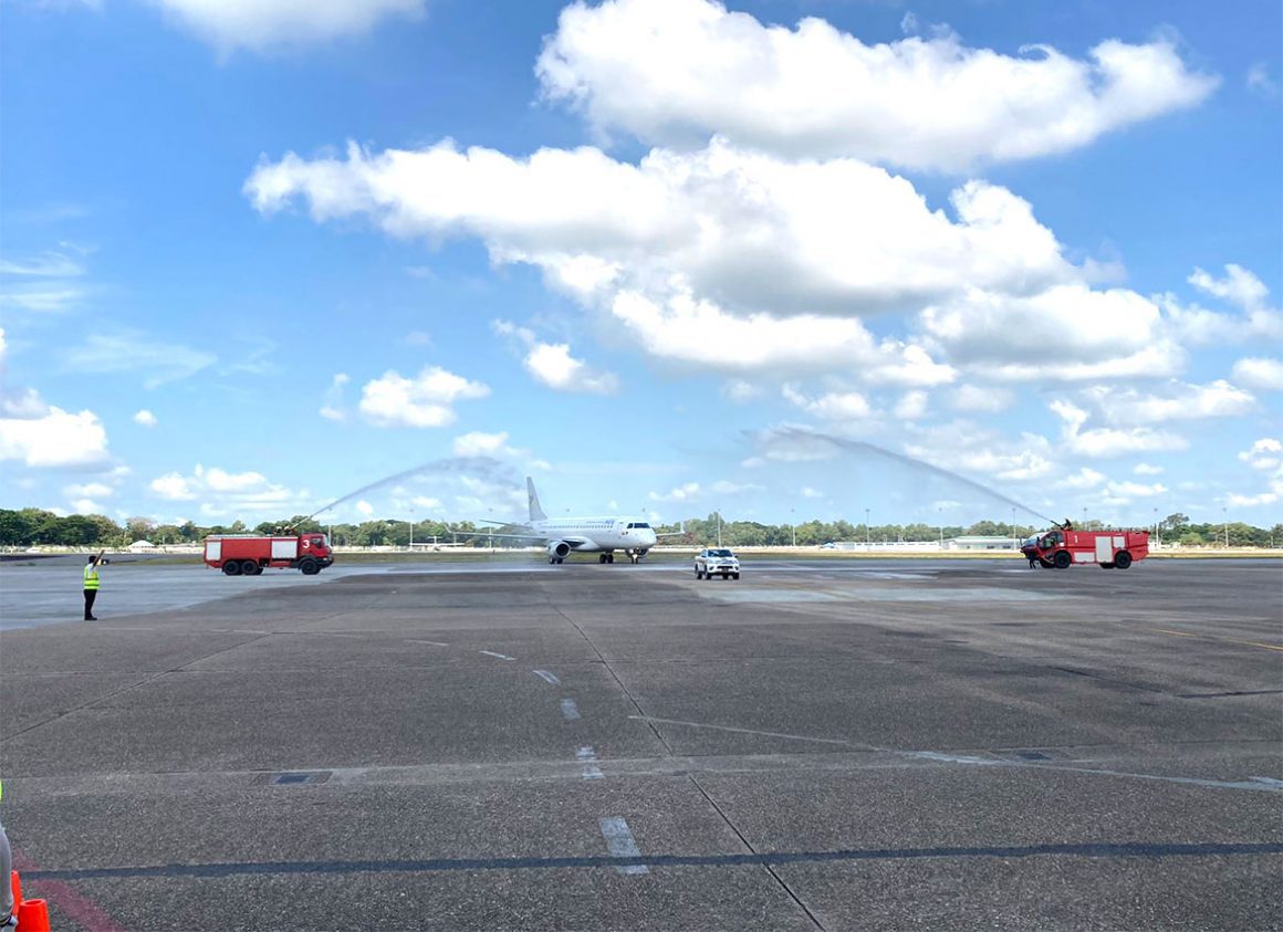 First Embraer 190-100LR has joined Myanmar Airways International