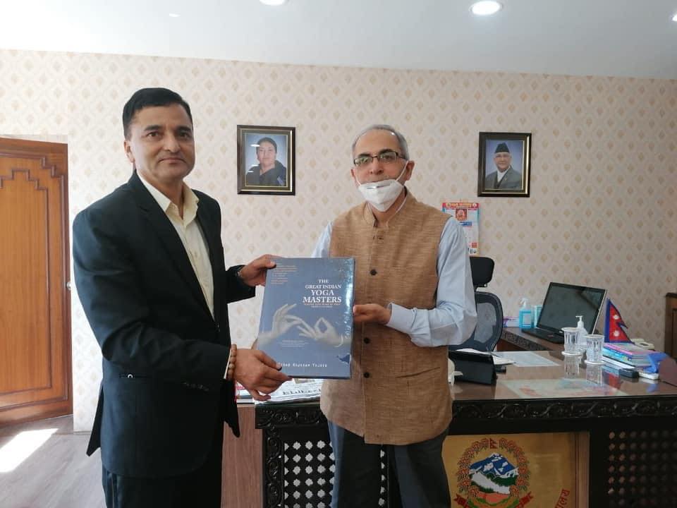 Indian Ambassador meets with Yogesh Bhattarai to resume the Nepal-India ...