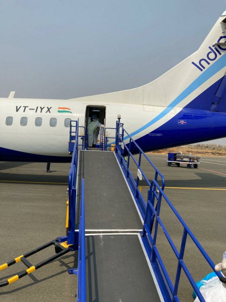 Napping IndiGo airlines worker arrives in Abu Dhabi in the cargo hold