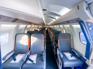 Seat configuration of SAAB 340 from Rex Airlines | Aviation Nepal