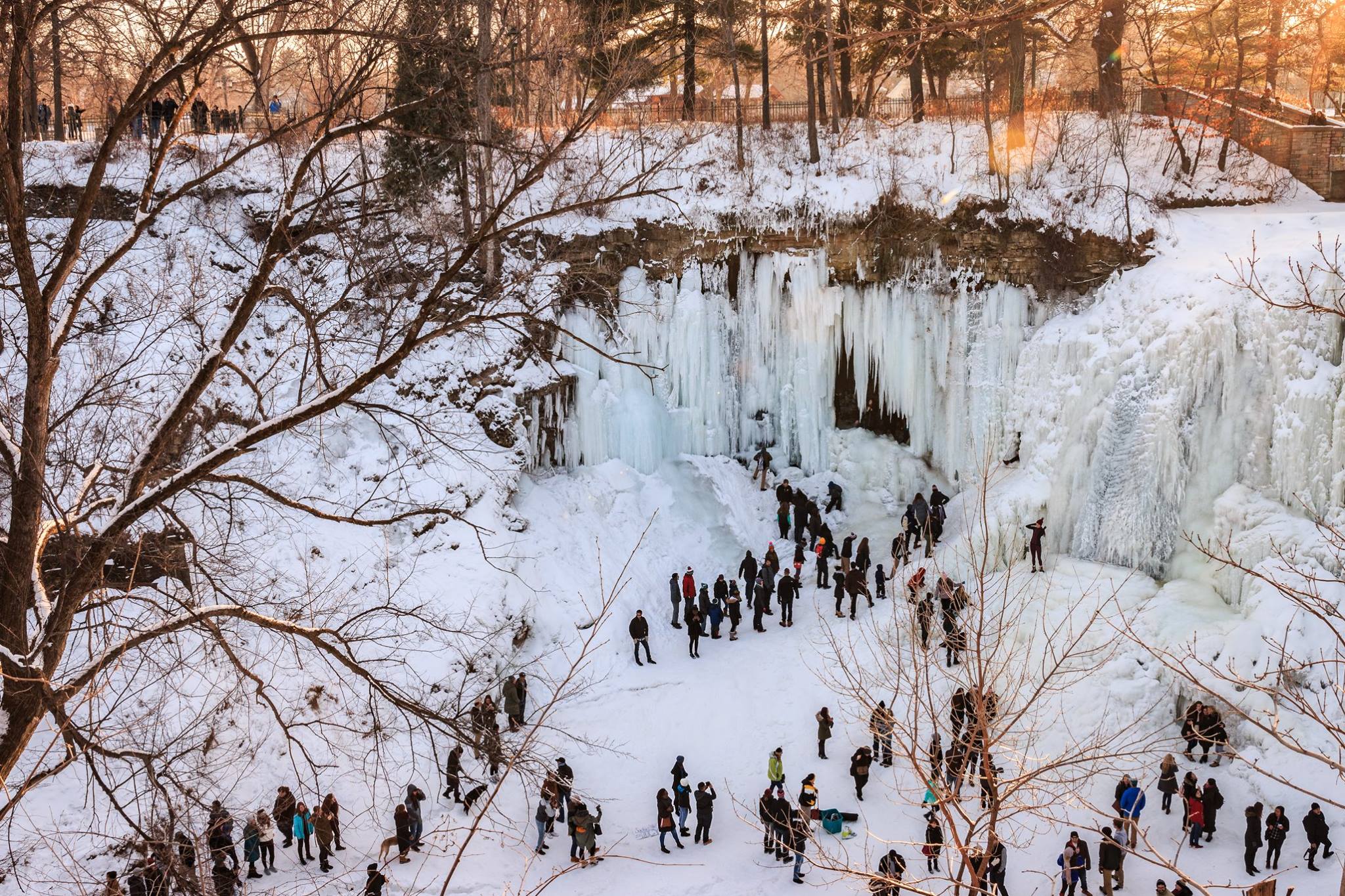 Minnehaha Falls winter | Aviation Nepal